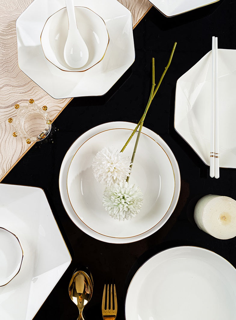 'Diamond' 58-Piece Dinner Set – CHU CHU